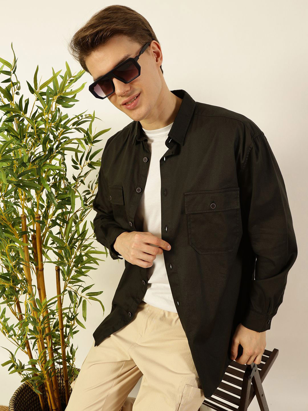 Buy Mast & Harbour Men Premium Opaque Casual Shacket - Shirts for Men ...