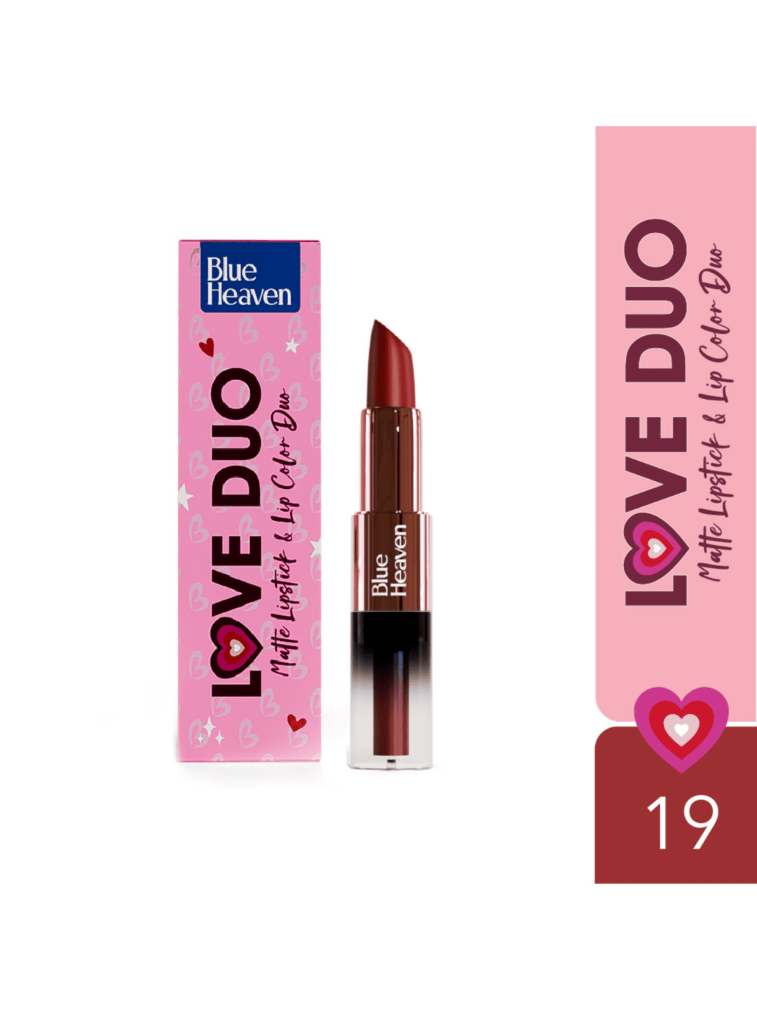 Buy Blue Heaven Love Duo 2 In 1 Dual Sided Matte Lipstick & Lip Colour ...