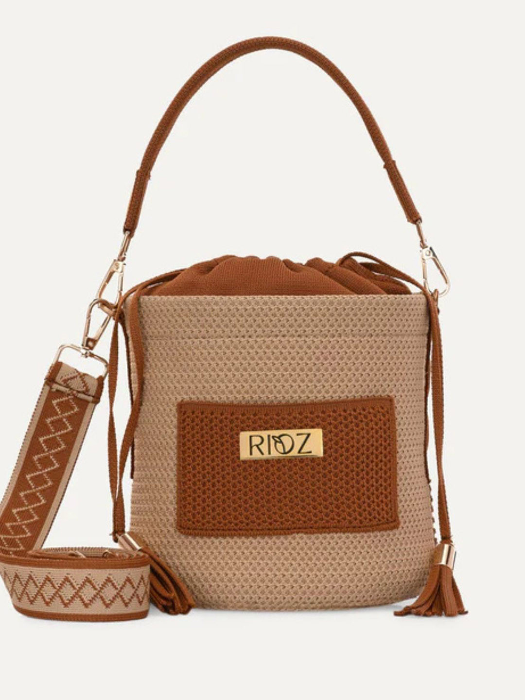 Buy Rioz Oversized Swagger Hobo Bag With Tasselled - Handbags for Women ...