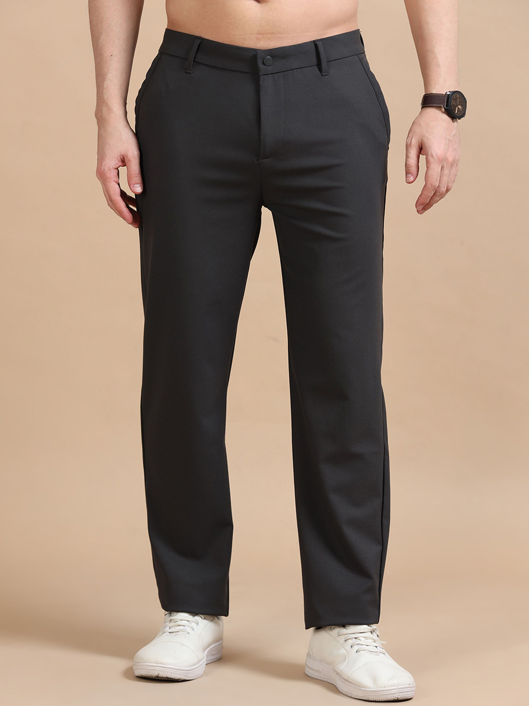 Buy RIGS AND RAGS Men Original Slim Fit Trousers - Trousers for Men ...