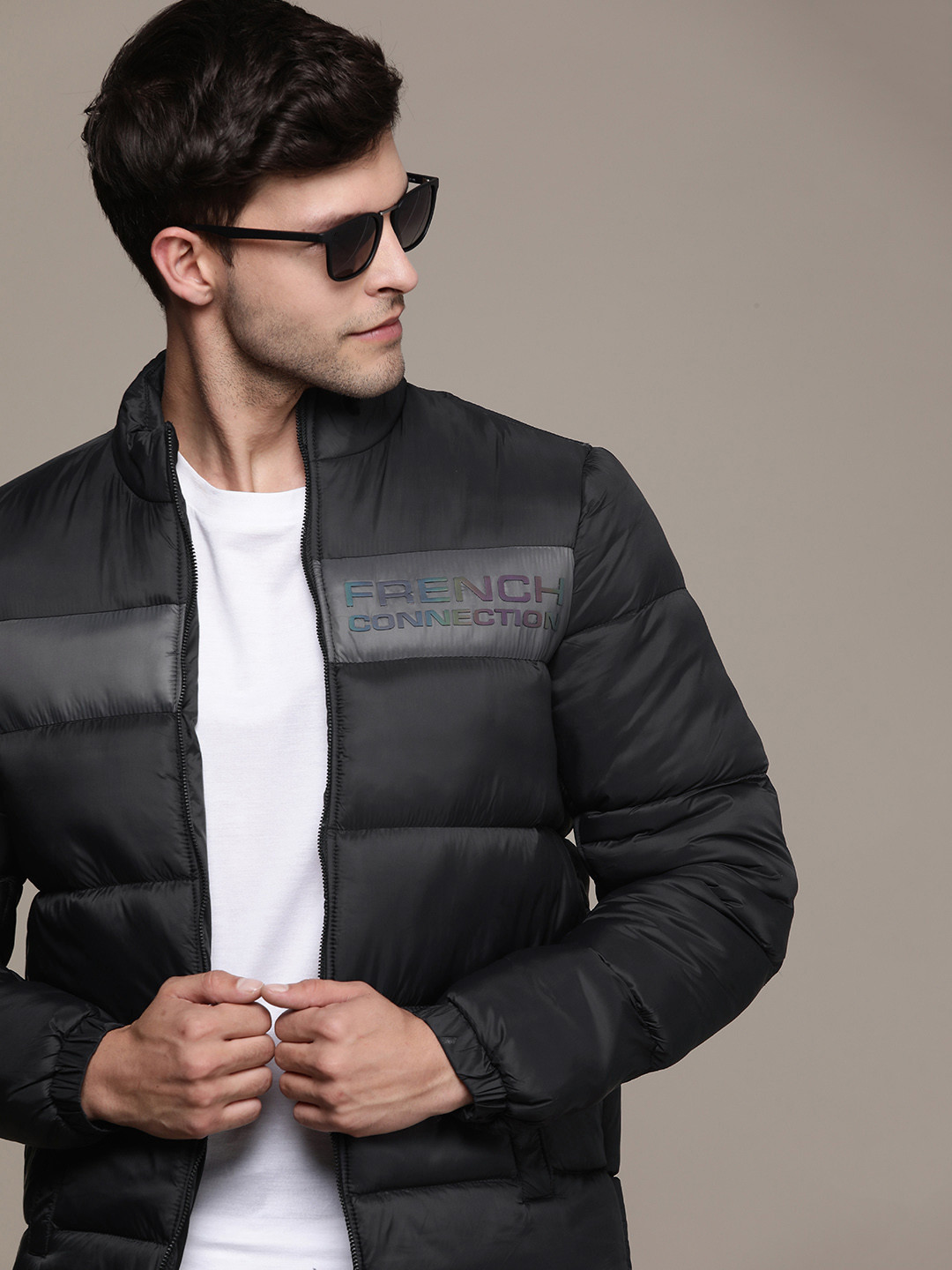 Buy French Connection Solid Puffer Jacket - Jackets for Men 23640074 ...