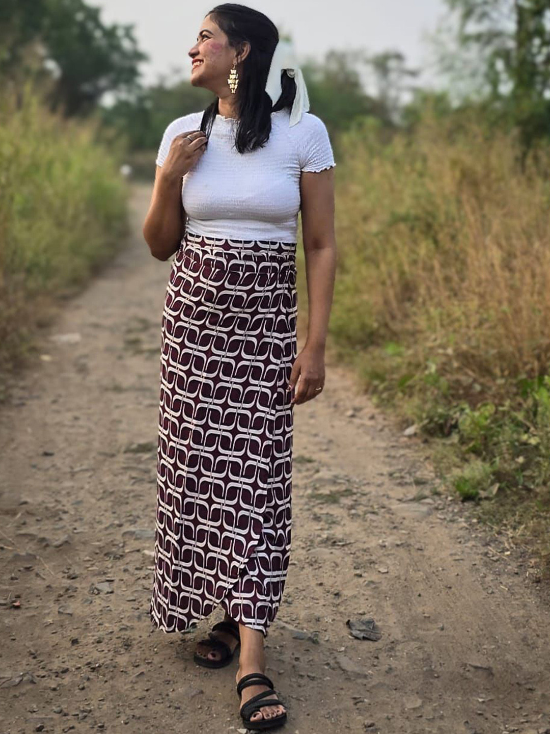 Buy Apaapi Threads Of Glory Women Printed Wrap Midi Skirts - Skirts for Women 31780882 | Myntra