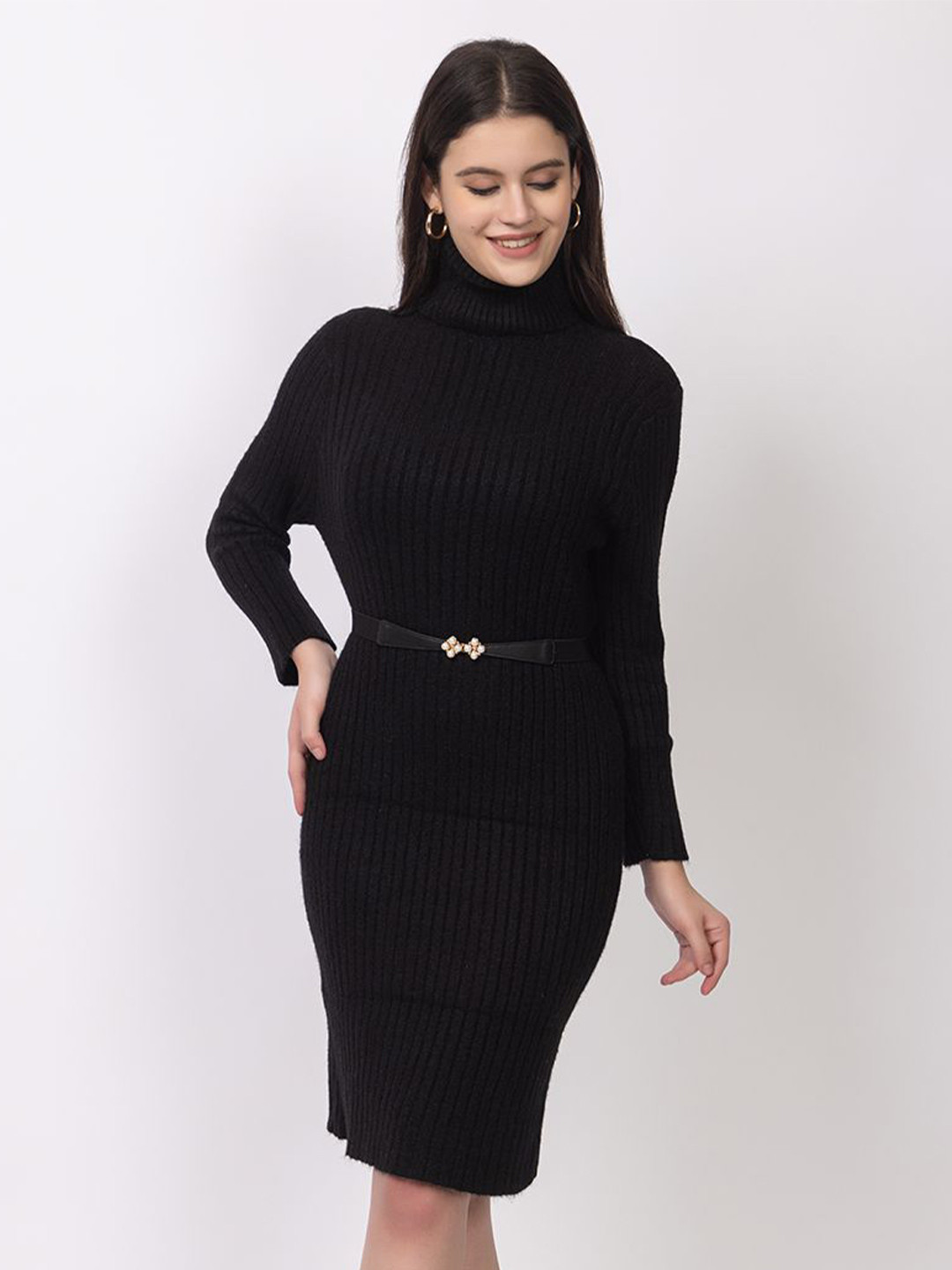 Buy Lory Woollen Bodycon Dress - Dresses for Women 31771506 | Myntra