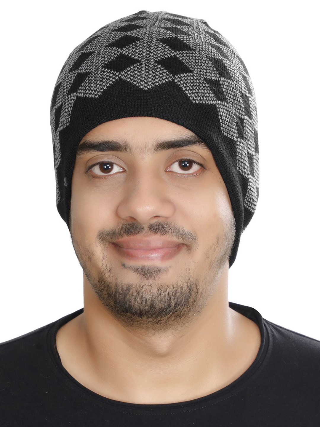 Buy LOOM LEGACY Men Winter Printed Beanie - Caps for Men 31782538 | Myntra