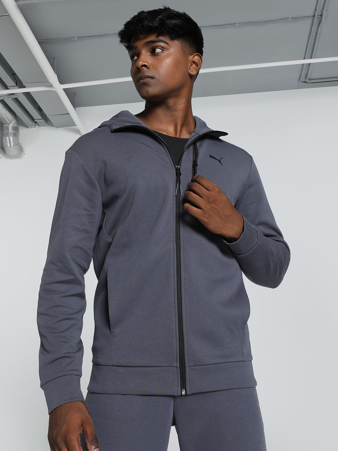 Buy Puma Open Road Cotton Full Zip Hooded Jacket - Jackets for Men ...