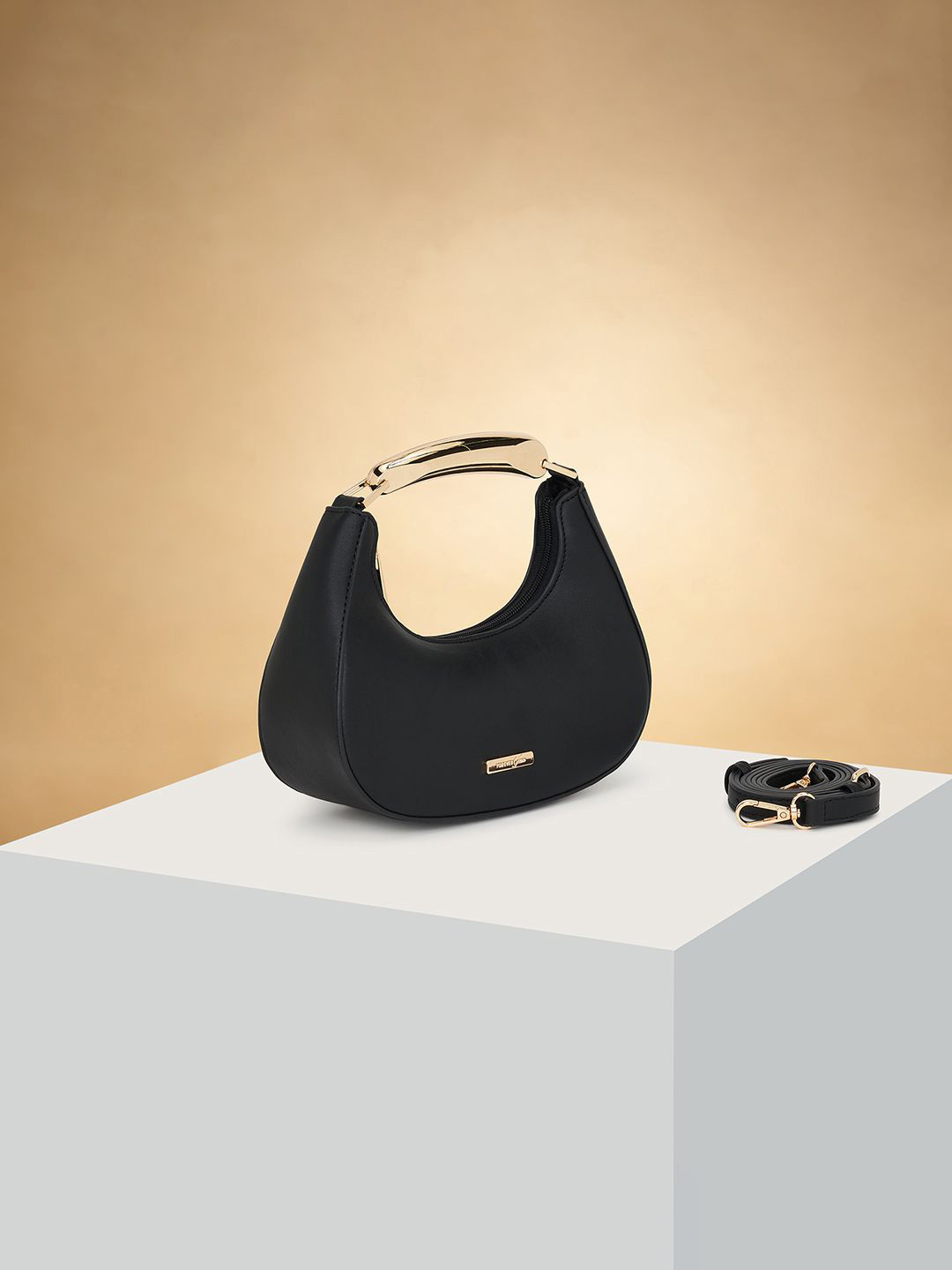 Buy Forever Glam By Pantaloons PU Swagger Sling Bag With Cut Work ...