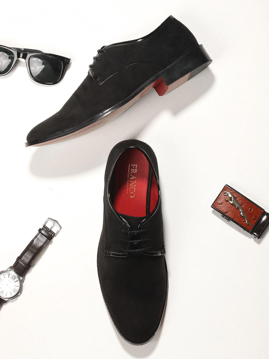 Buy Franco Leone Men Leather Formal Loafers - Formal Shoes for Men ...