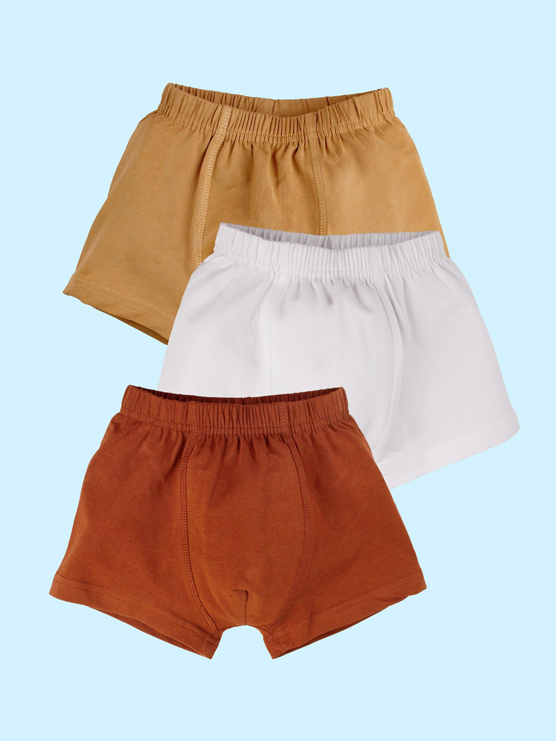 Buy KiddoPanti Pack Of 3 Boys Boxer Shorts With Elasticated Waistband ...