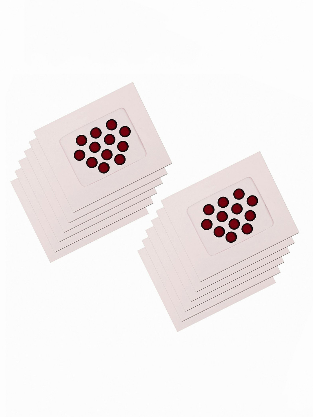 Buy VAMA Beautiful Traditional Designer Bindis Maroon - Bindi for Women ...