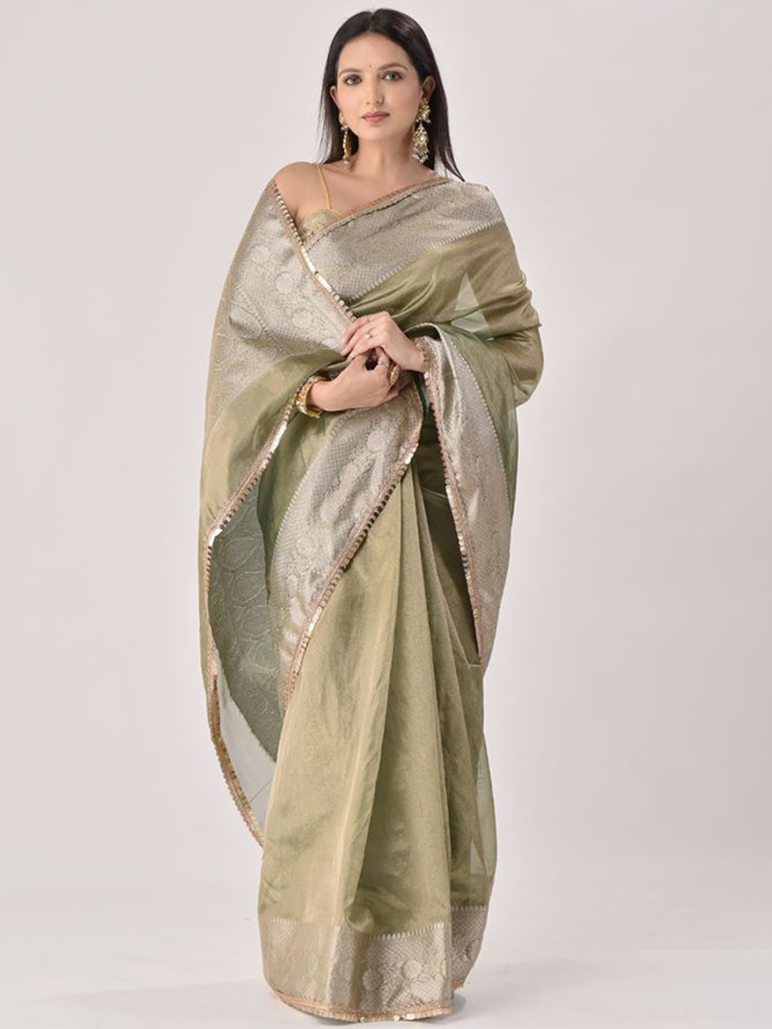 Buy Sutra Attire Zari Tissue Banarasi Saree - Sarees for Women 31798152 ...