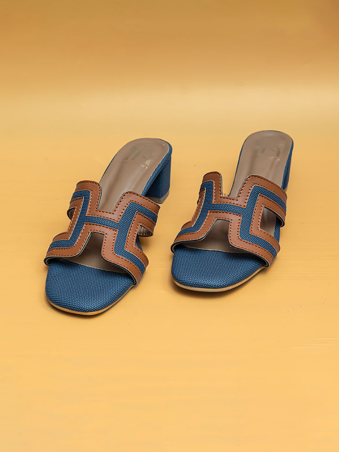 Buy Fancy Nancy Block Mules - Heels for Women 31802116 | Myntra