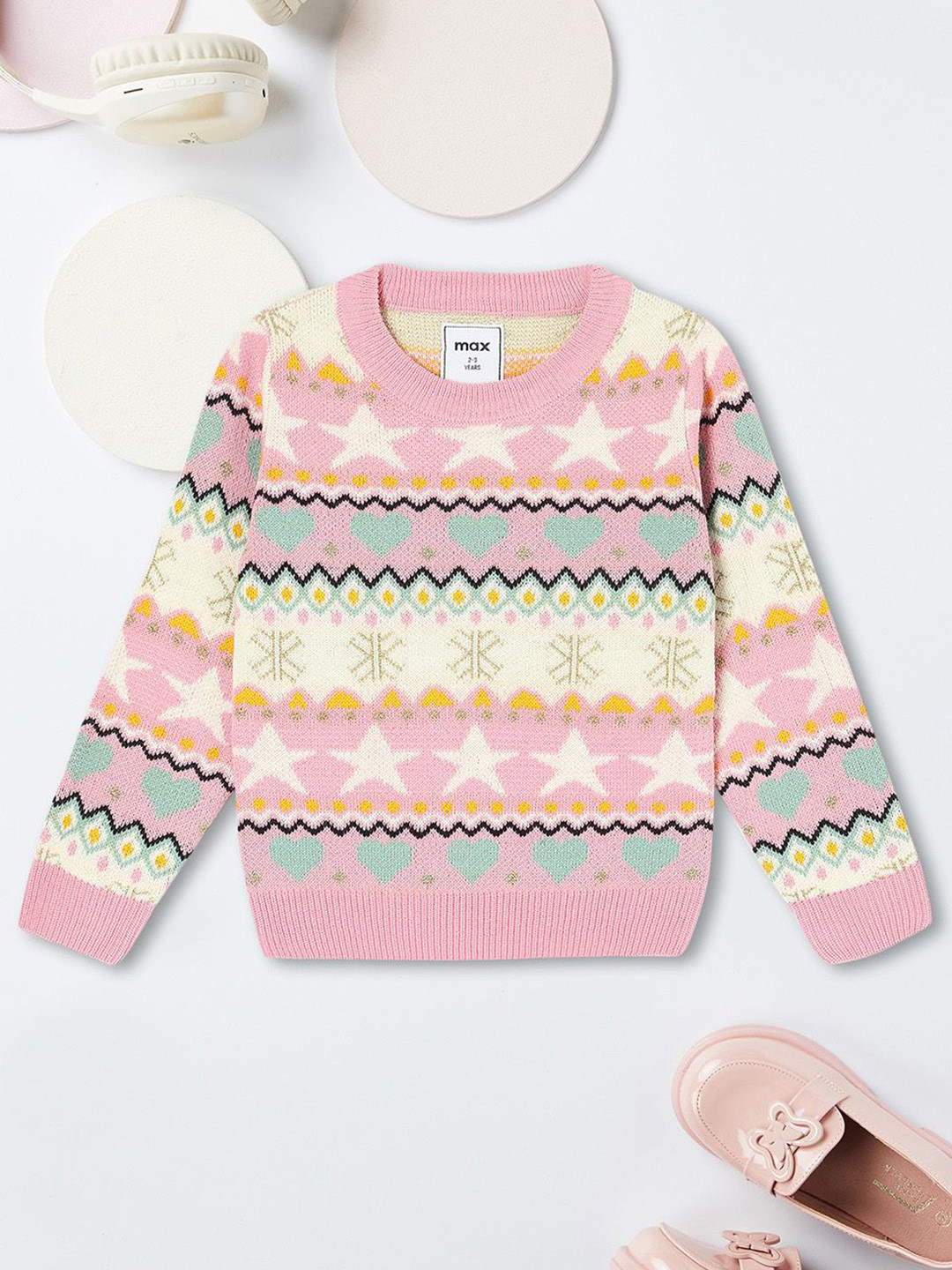 Buy Max Girls Long Sleeves Sweaters - Sweaters for Girls 31473682 | Myntra
