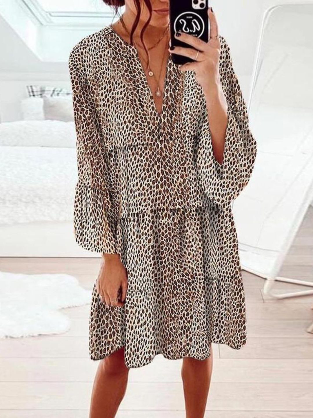 Buy HERE&NOW Women Animal Printed A Line Dress - Dresses for Women ...
