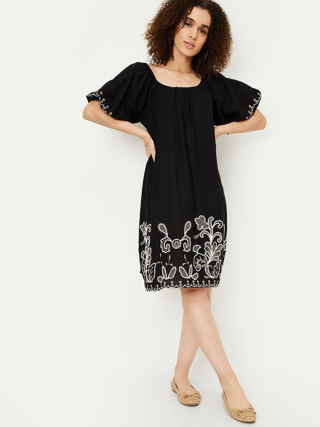 Buy Max Embroidered A Line Dress - Dresses for Women 31487010 | Myntra