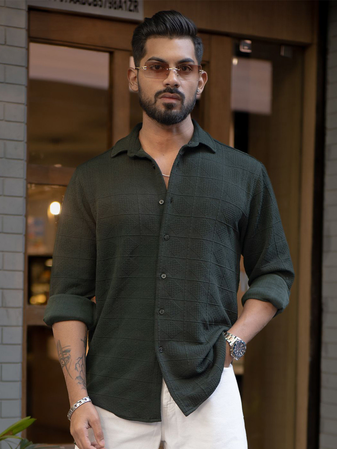 Buy Powerlook Men Opaque Casual Shirt - Shirts for Men 31532513 | Myntra