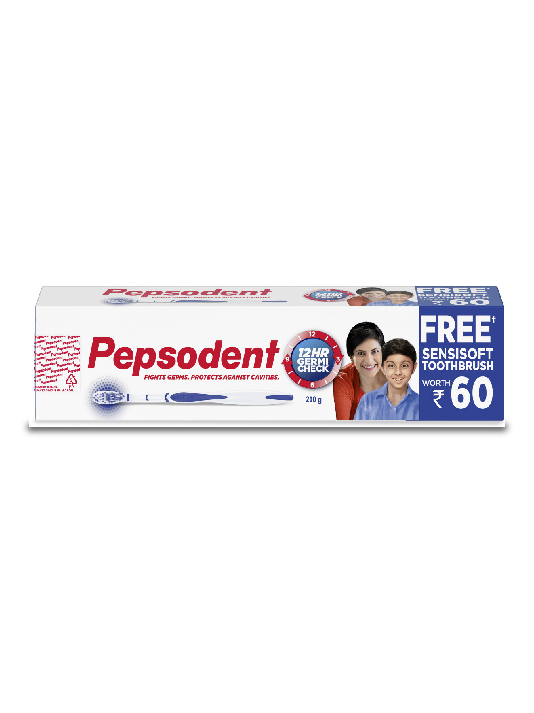 Buy Pepsodent 12 Hr Germi Check Toothpaste 200g With Sensisoft ...