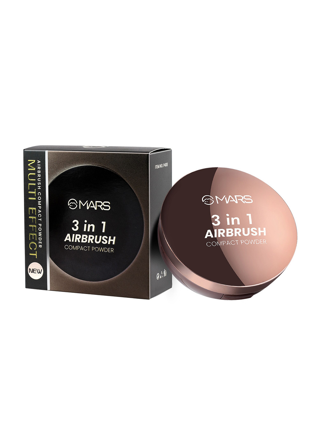 Buy MARS 3 In 1 Air Brush Compact Powder Shade 04 - Compact for Women ...