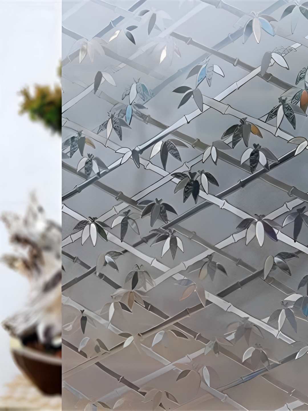 Buy CVANU Transparent Self Adhesive Window Film - Decals And Stickers ...