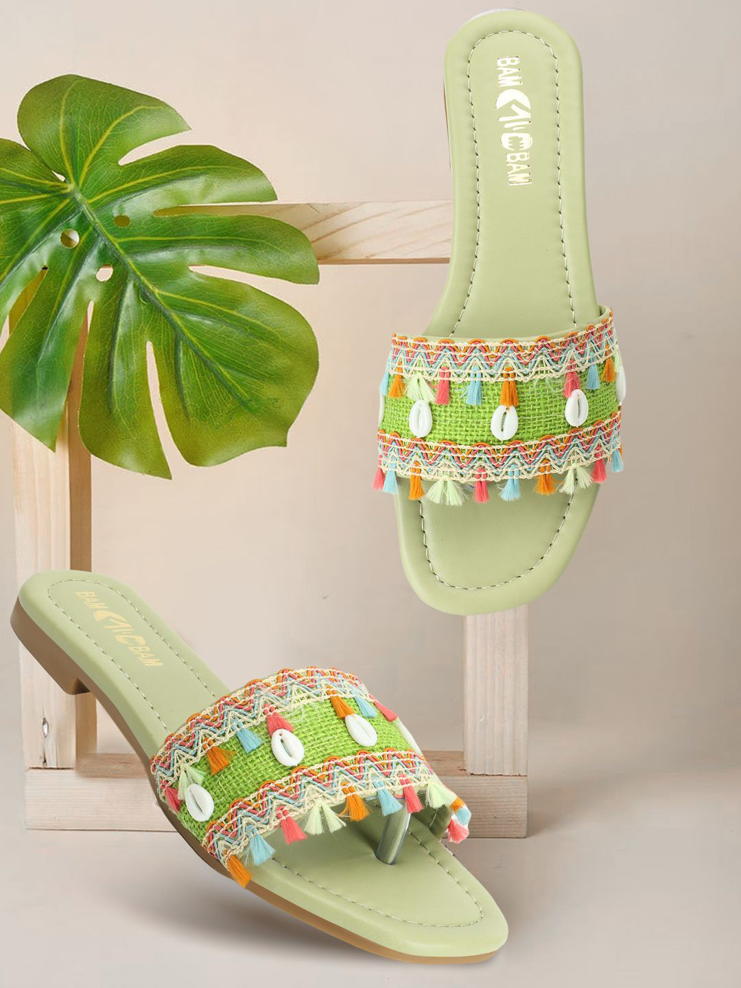 Buy Bam Bam Women Embellished Open Toe Flats - Flats for Women 31559985 ...