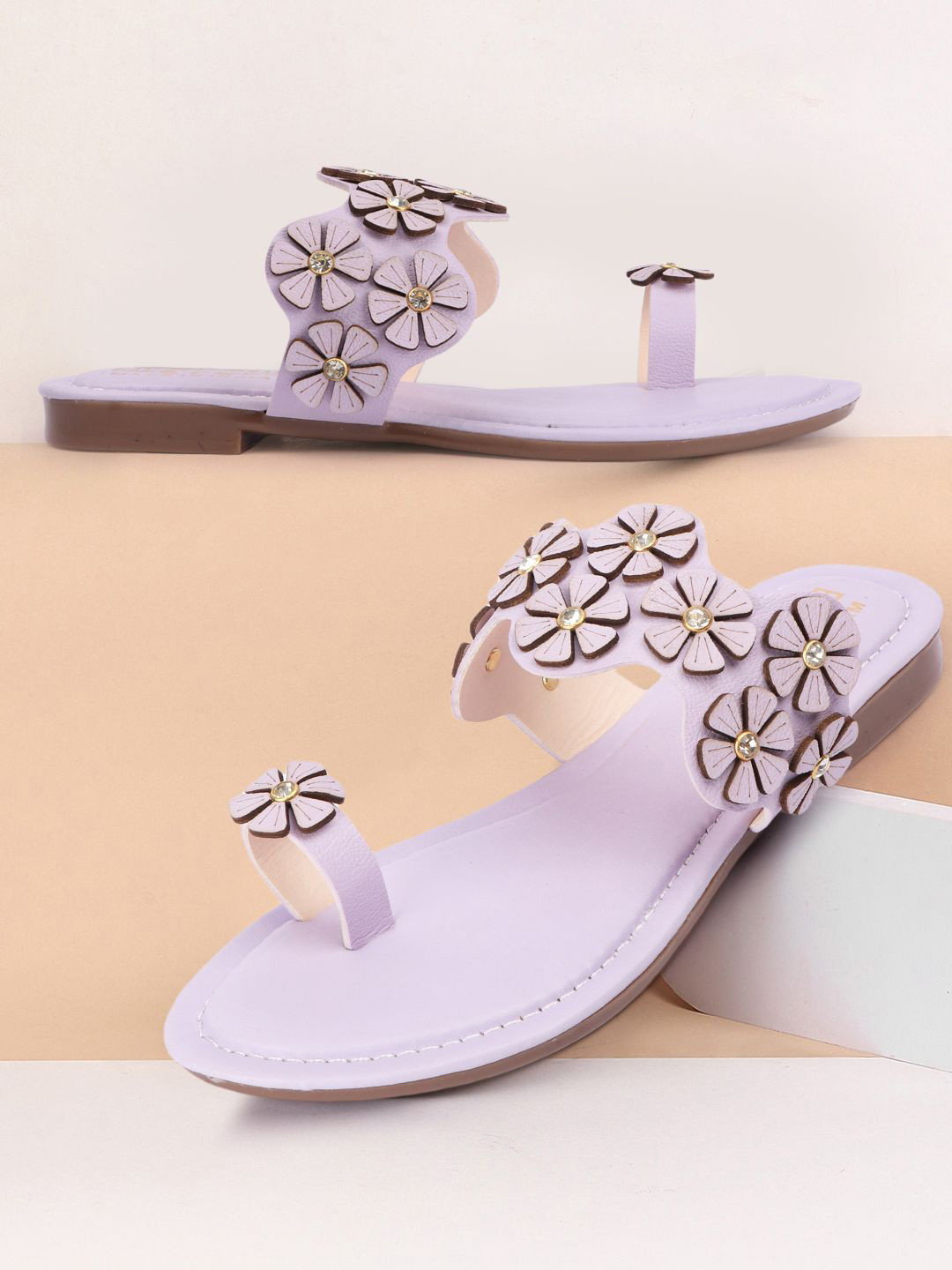 Buy Bam Bam Women Embellished One Toe Flats - Flats for Women 31560033 ...