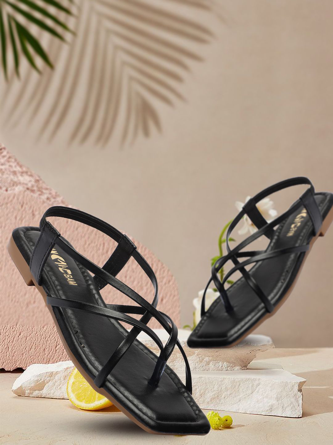 Buy Bam Bam Women Open Toe Flats - Flats for Women 31559496 | Myntra