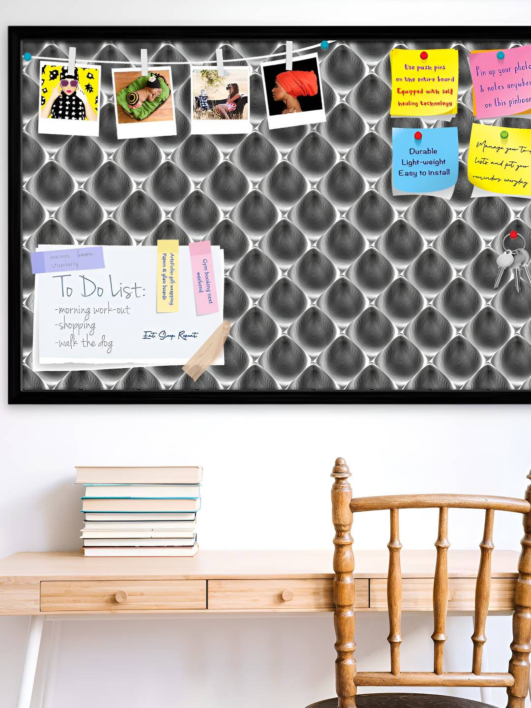 Buy ArtzFolio Wooden Notice Pin Board - Notice Board for Unisex ...