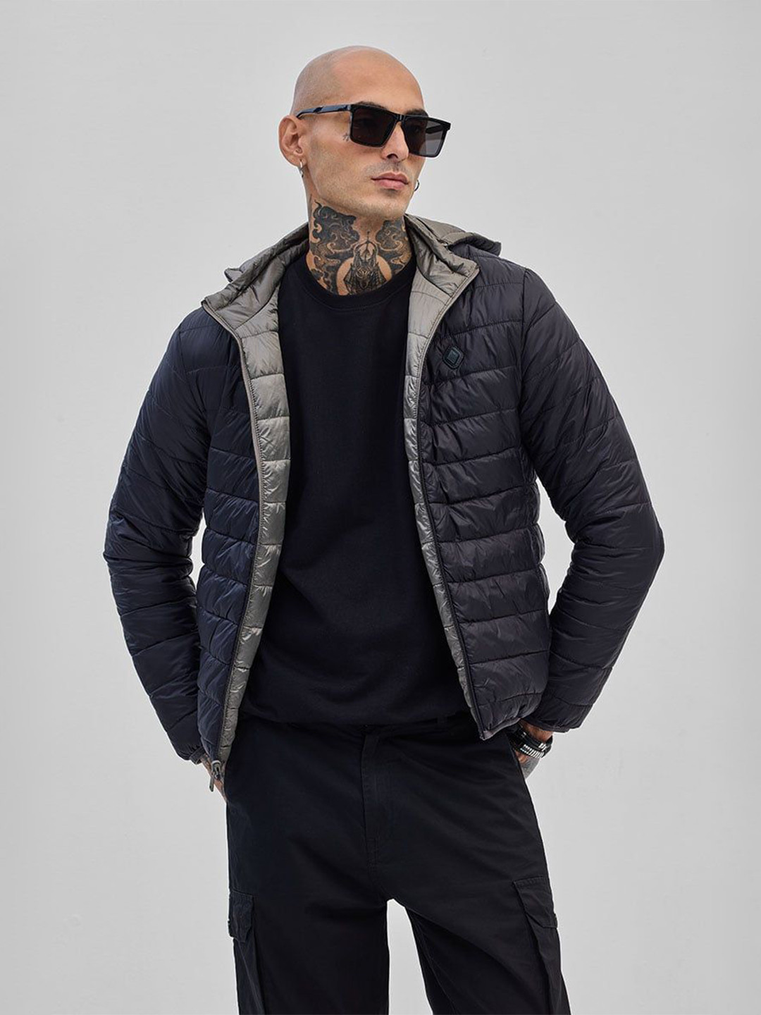 Buy Snitch Men Reversible Puffer Jacket - Jackets for Men 31579270 | Myntra