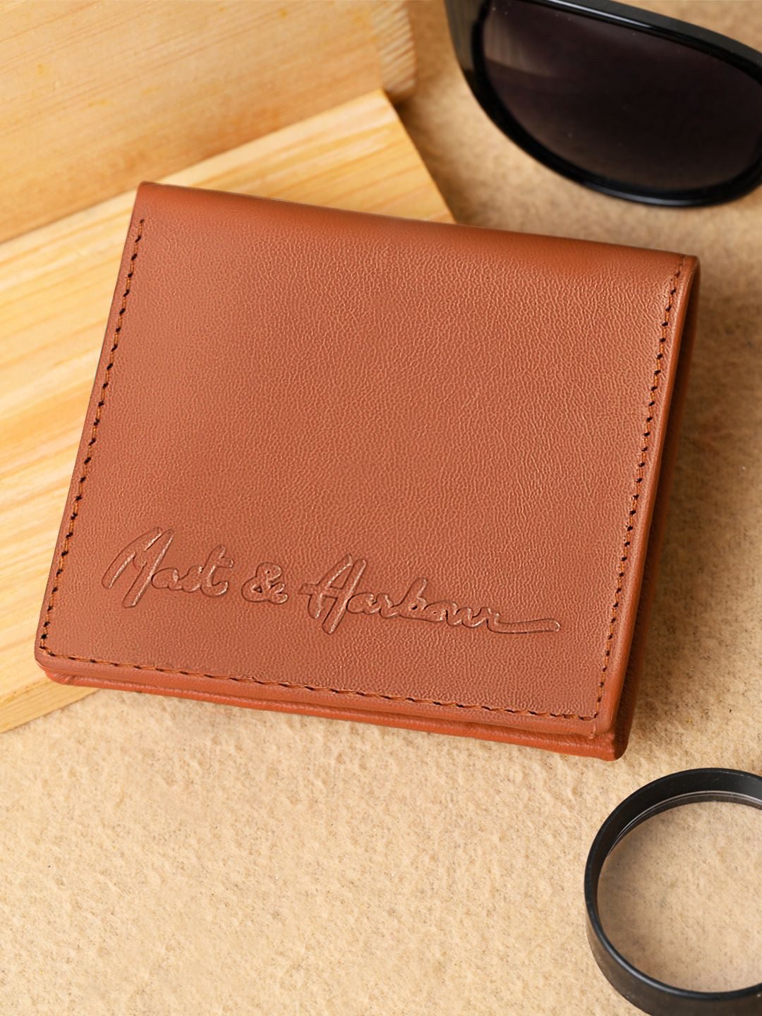 Buy Mast & Harbour Men Leather Two Fold Wallet - Wallets for Men ...