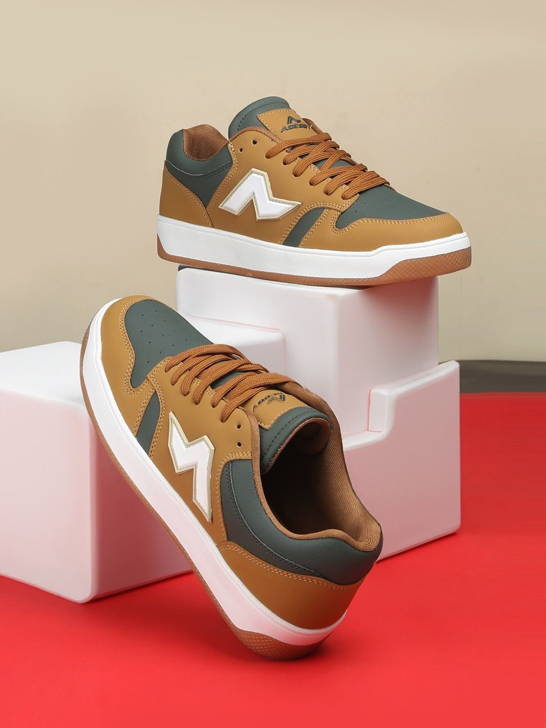 Buy Adeboy Men Round Toe Lace Ups Sneakers - Casual Shoes for Men ...