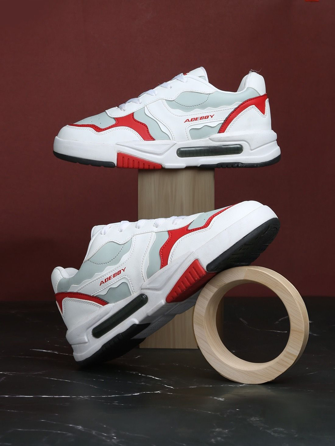Buy Adeboy Men Mid Top Lace Ups Sneakers - Casual Shoes for Men ...