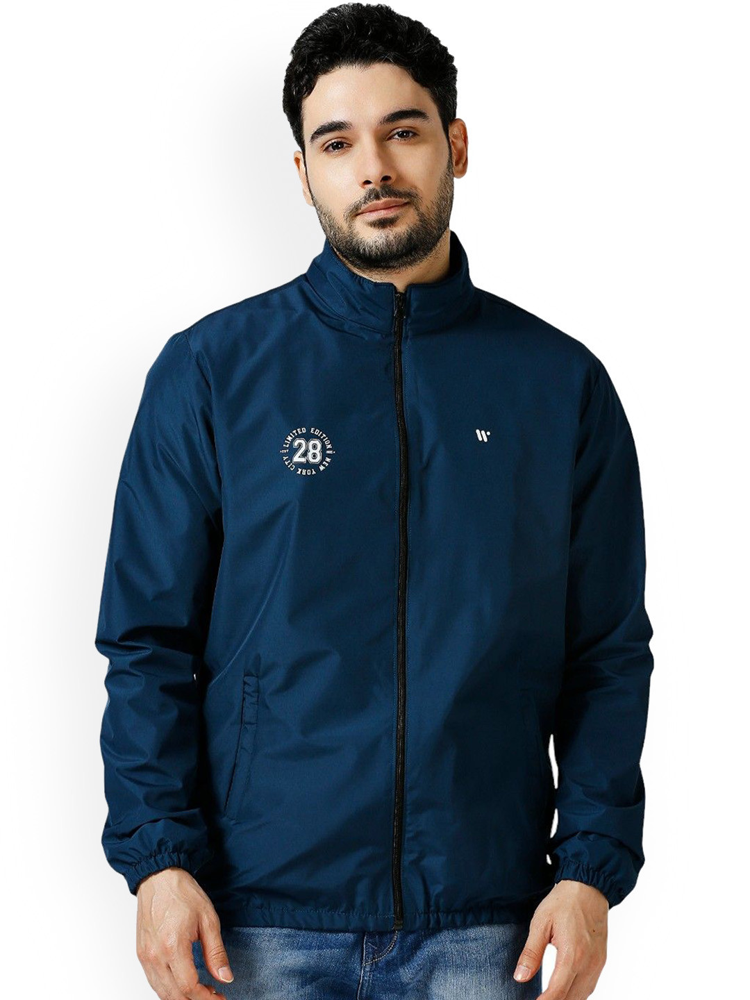 Buy Zeel Men Windcheater Longline Bomber Jacket - Jackets for Men ...