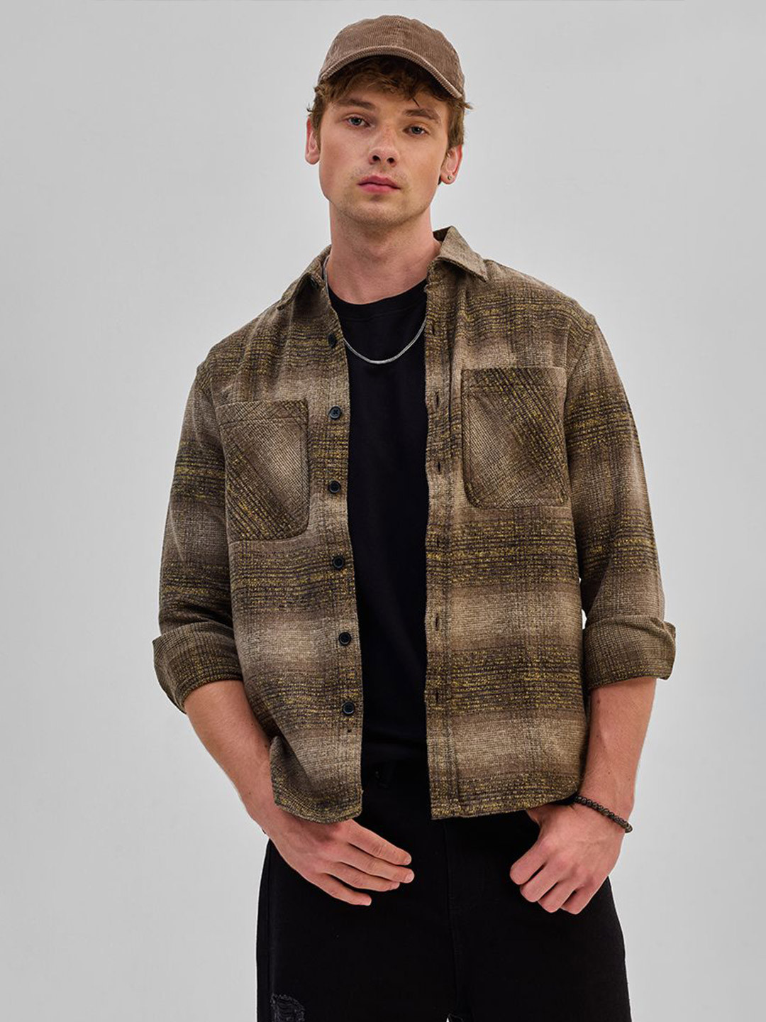 Buy Snitch Checked Relaxed Fit Shackets - Shackets for Men 31580299 ...