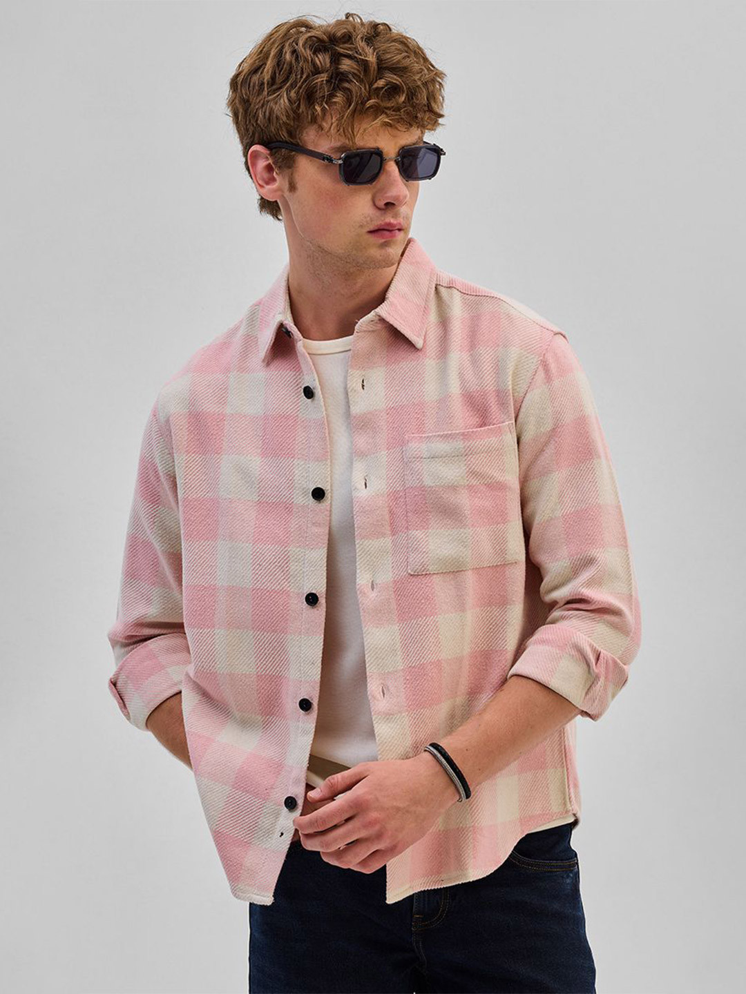 Buy Snitch Checked Shacket - Shackets for Men 31580302 | Myntra