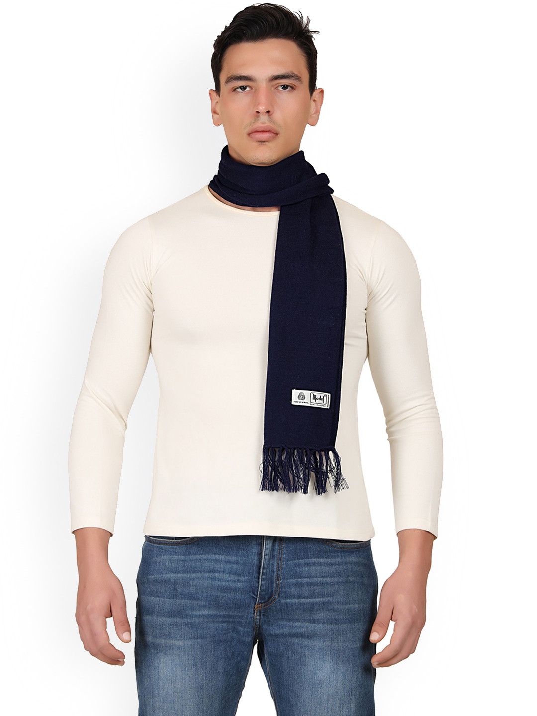 Buy Model Men Self Design Merino Wool Mufflers - Mufflers for Men ...
