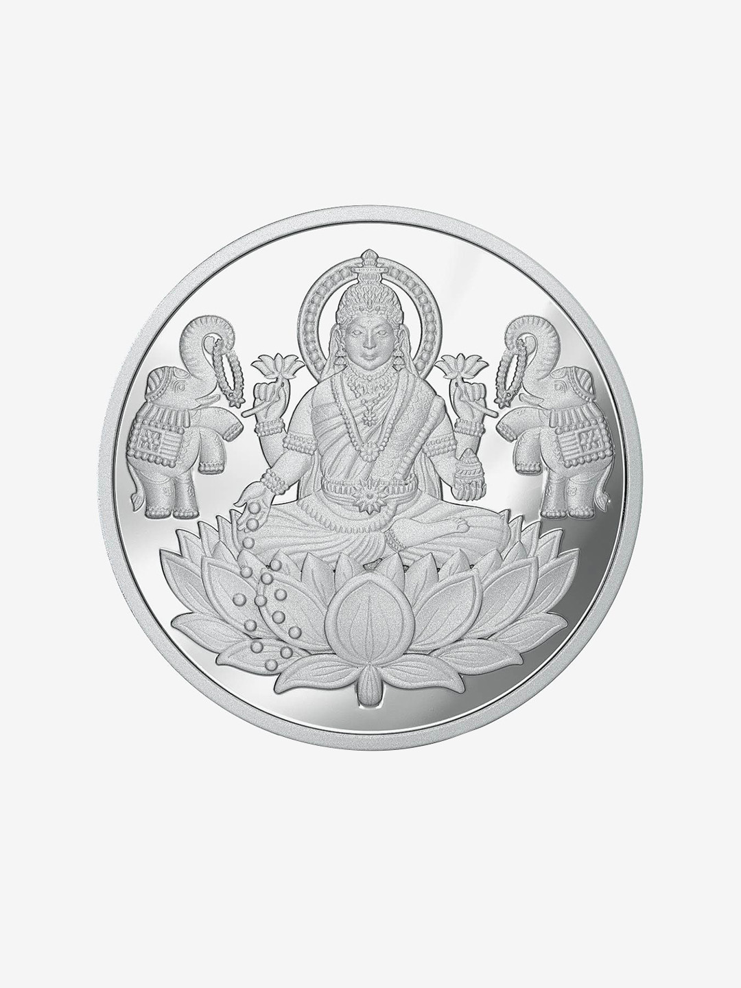 Buy Joyalukkas Lakshmi Silver Coin 100gm - Silver Coins for Unisex ...