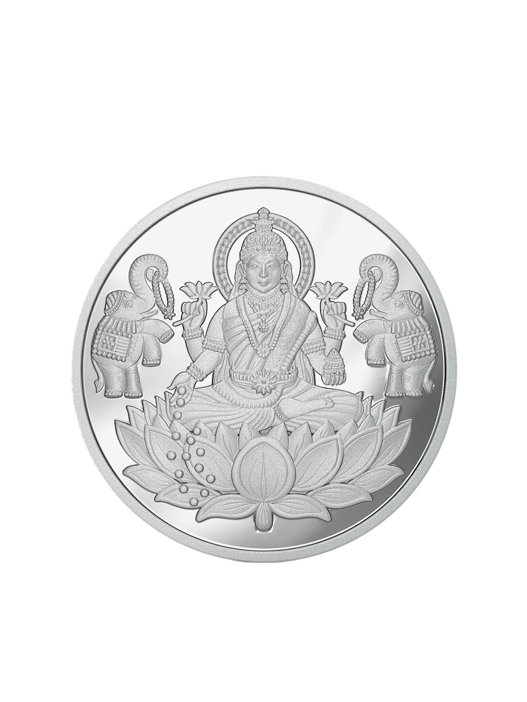Buy Joyalukkas 999 Lakshmi Silver Coin 50g - Silver Coins for Unisex ...
