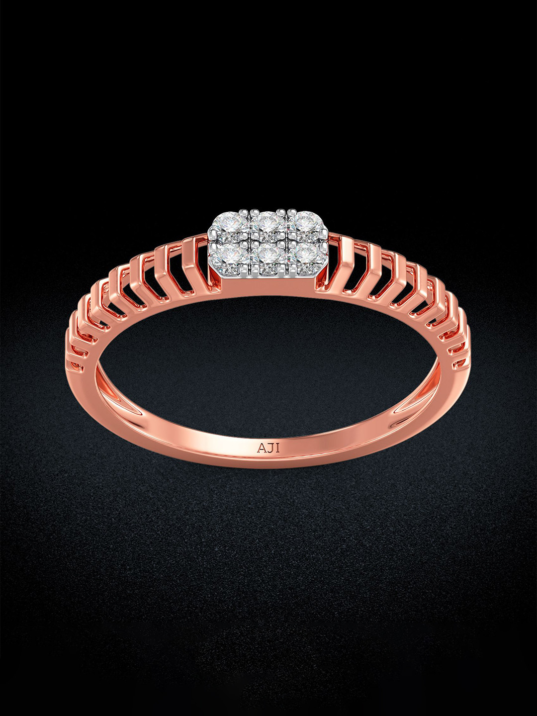 Buy Joyalukkas Women 18KT Ring Diamond - Ring Diamond for Women ...