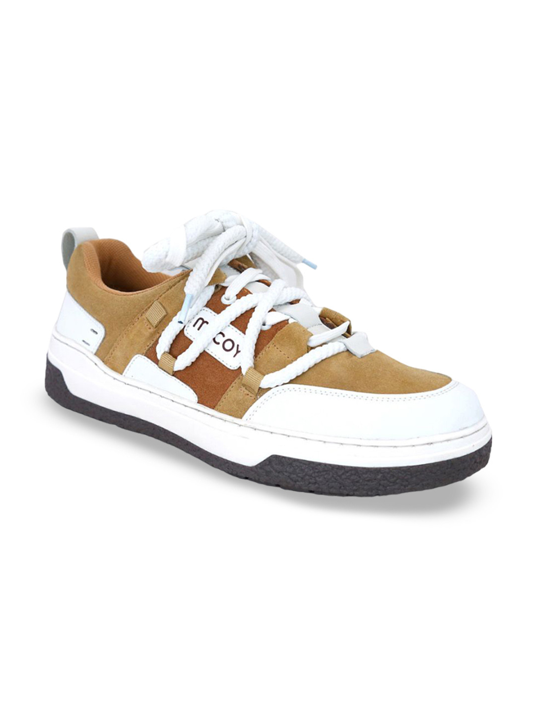 Buy Mccoy Men Colourblocked Lace Up Leather Sneakers - Casual Shoes for ...