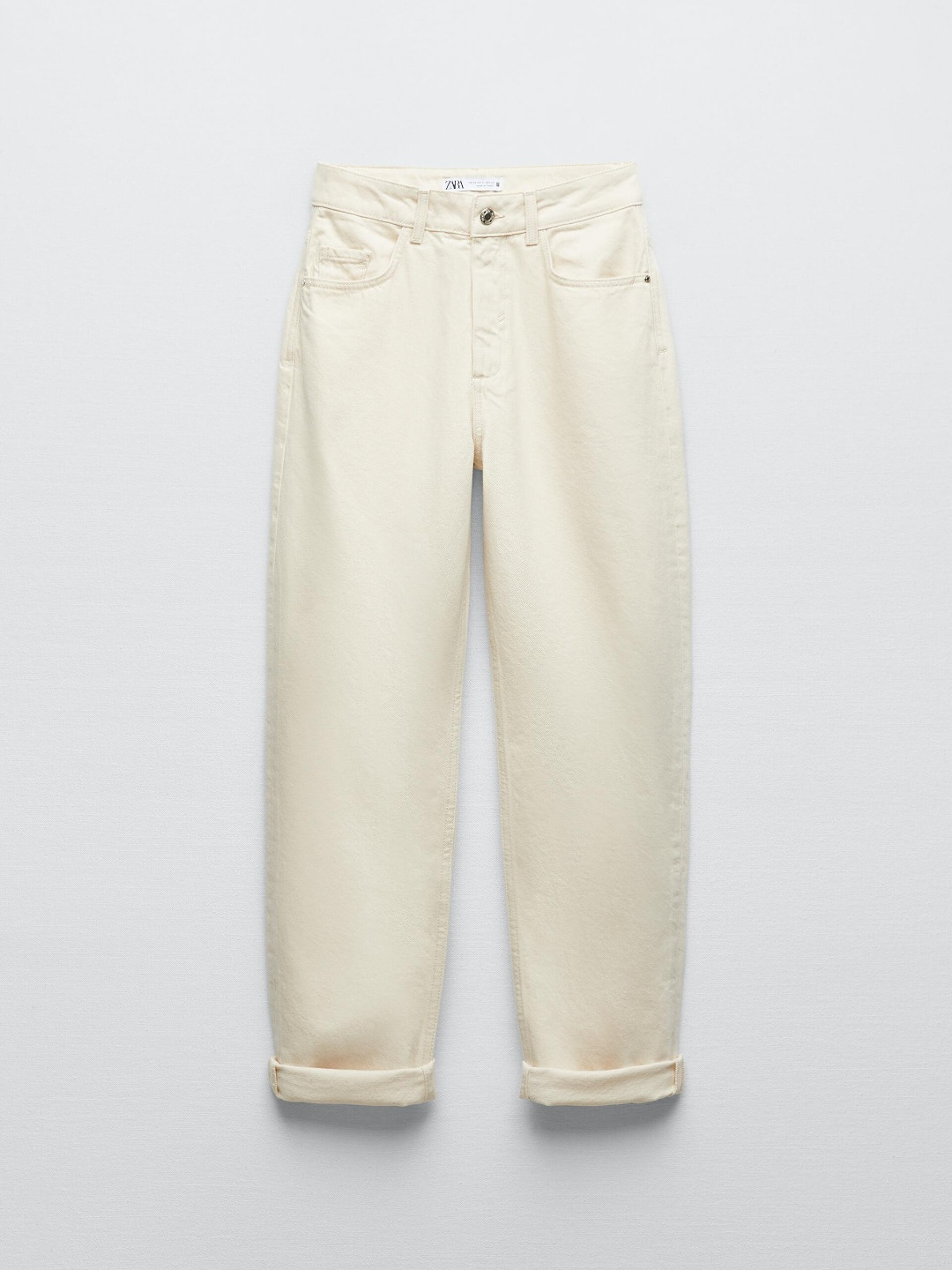 Buy ZARA Women Beige Trousers - Trousers for Women 31256854 | Myntra