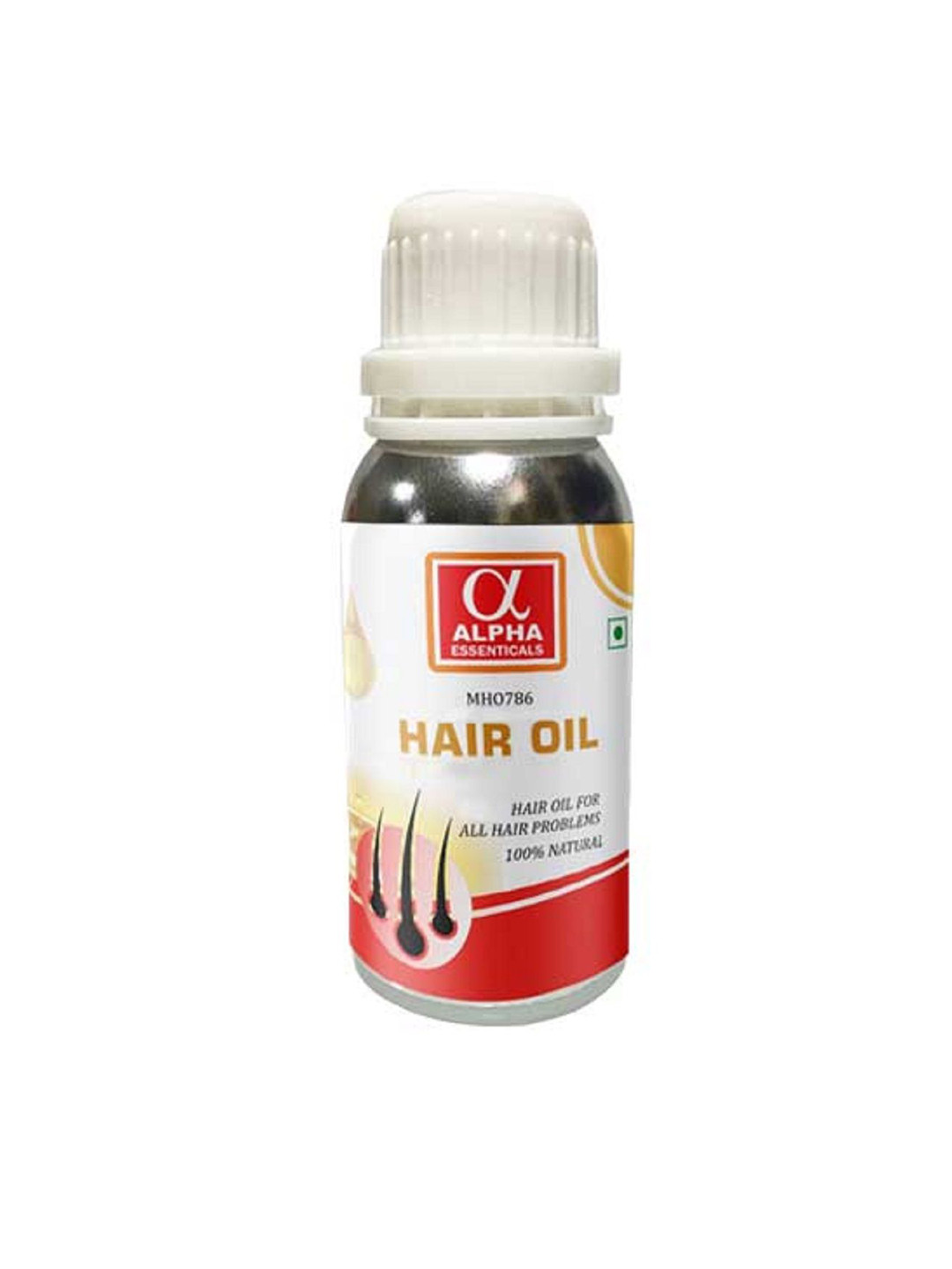 Buy ALPHA ESSENTICALS Hair Oil With Coconut & Castor Oil 100 Ml - Hair ...