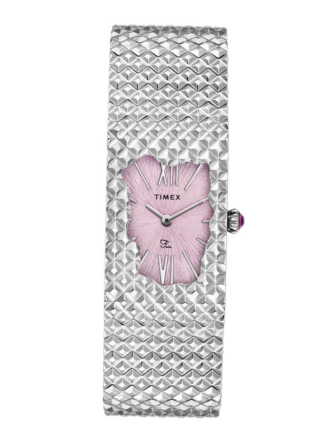 Buy Timex Women Embellished Dial & Stainless Steel Straps Analogue ...