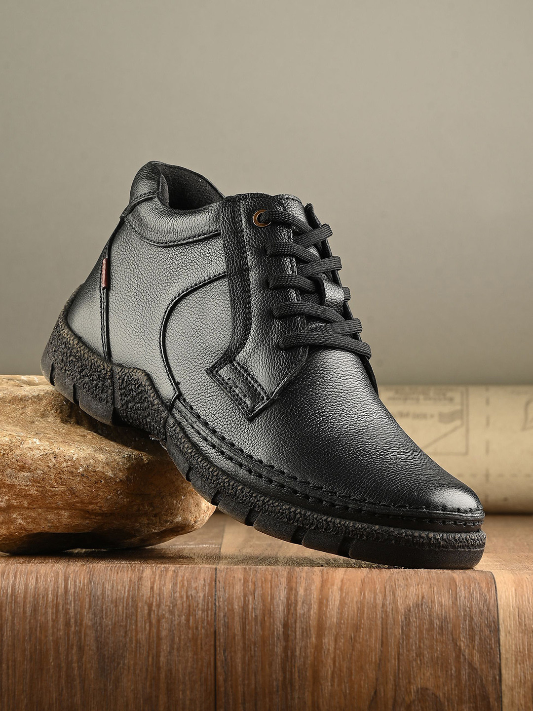 Buy Egoss Men Leather Lace Ups Regular Boots - Boots for Men 31271654 ...