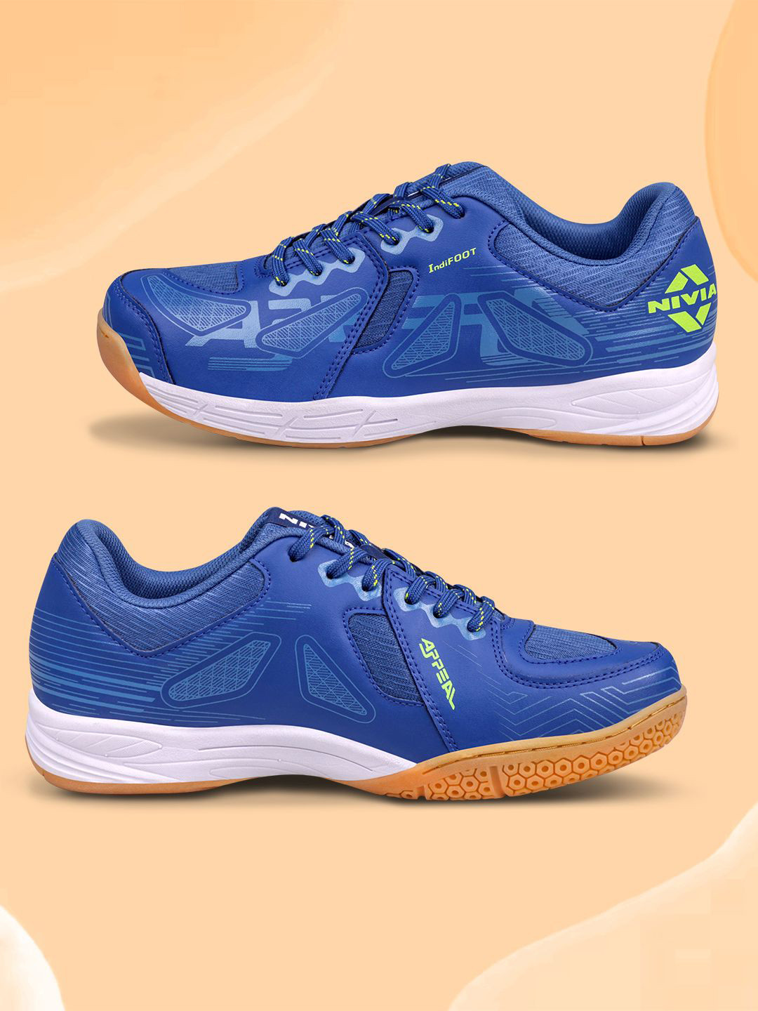 Buy NIVIA Men Badminton Synthetic Non Marking Shoes - Sports Shoes for ...