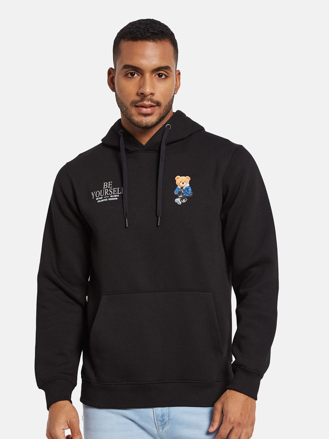 Buy Octave Men Printed Hooded Sweatshirt - Sweatshirts for Men 31286169 ...