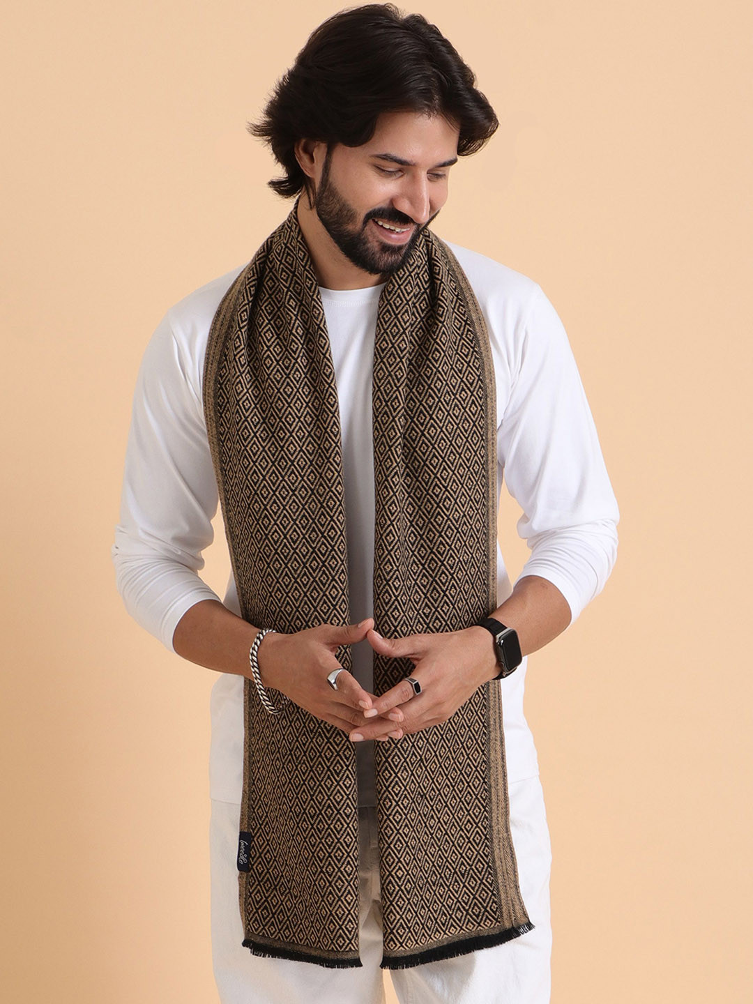 Buy Tweedle Men Patterned Mufflers - Mufflers for Men 31300090 | Myntra