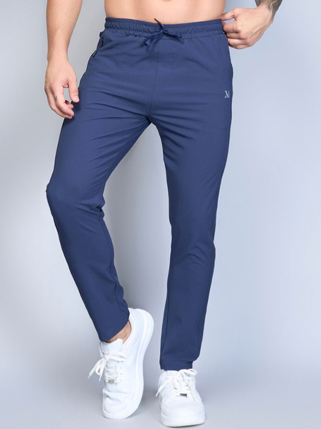 Buy MAXZONE Men Mid Rise Drawstring 365 Track Pant - Track Pants for ...