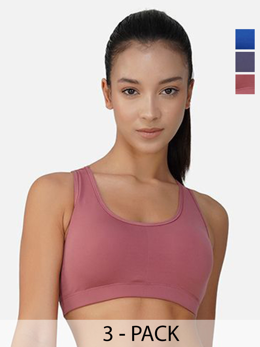 Buy INGRID Women Breathable Fabric Cotton Everyday Non Wired High ...