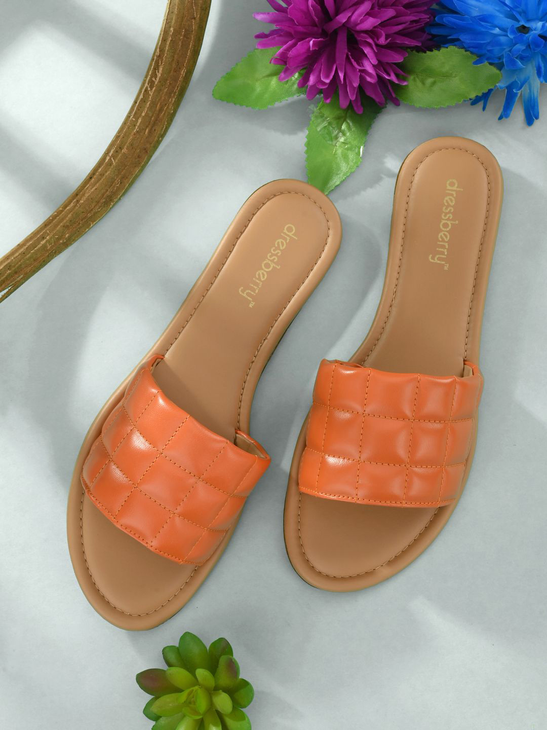 Buy DressBerry Women Woven Design Open Toe Flats - Flats for Women ...