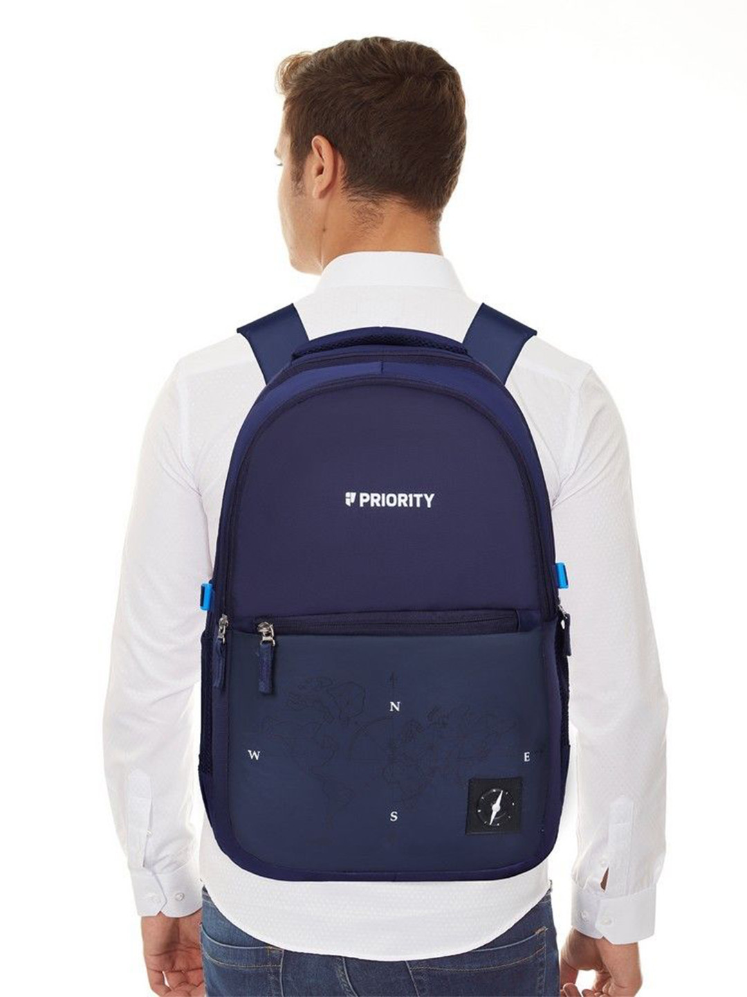 Buy Priority Unisex Solid PU Medium Backpack - Backpacks for Unisex ...
