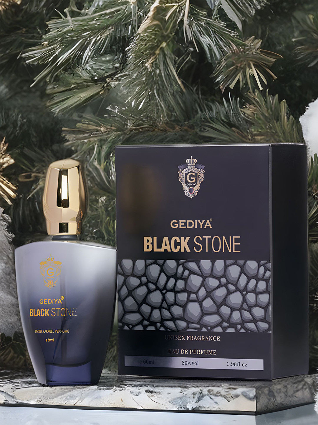 Buy GEDIYA Black Stone Long Lasting Eau De Parfum 60ml - Perfume for ...